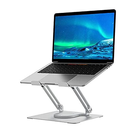SOUNDANCE Adjustable Laptop Stand with 360° Rotating Heavy Base $19.99 ...