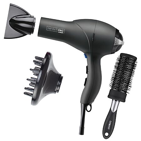 INFINITIPRO by CONAIR Hair Dryer, 1875W Salon Performance AC Motor Hair ...