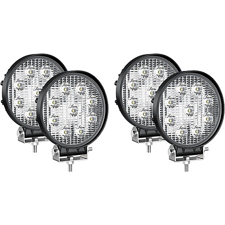 4-Pack 4" LEDKINGDOMUS 27W LED Pod Light $10.79 + Free Shipping w ...
