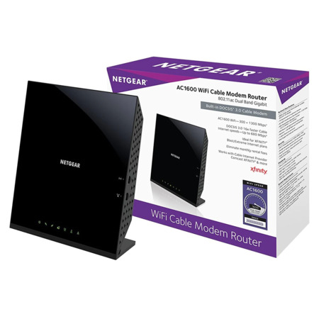NETGEAR C6250 AC1600 (16x4) Dual Band WiFi Router & DOCSIS 3.0 Cable ...