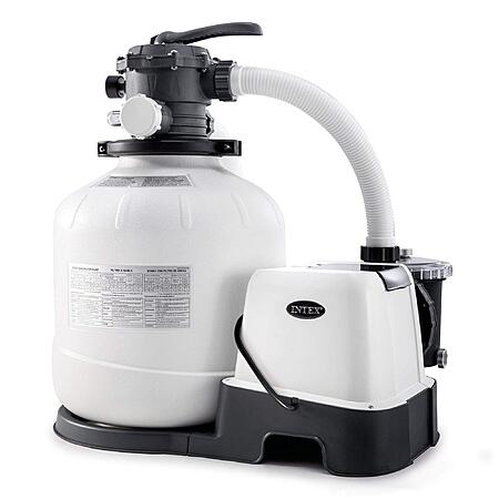Prime Members: INTEX QX2600 2,650 GPH Krystal Clear Sand Filter Pool ...
