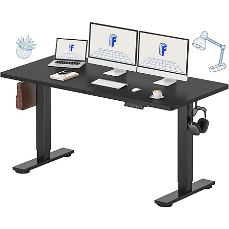FLEXISPOT 63"x24" Height Adjustable Electric Standing Desk (Splice ...