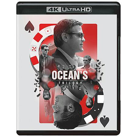 Ocean’s Trilogy 4K UHD Blu Ray (Physical Collection), $29.99 (Gruv ...