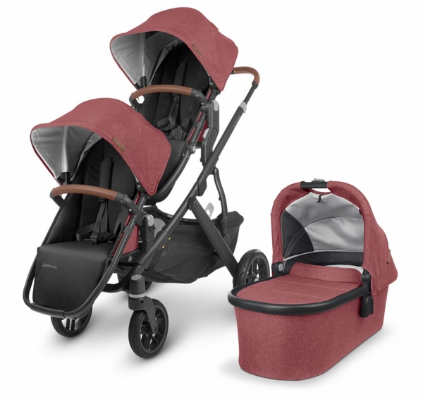 UppaBaby Vista V2 Double Stroller Bundle w/ Bassinet Attachment (Lucy) $900 + Free Shipping