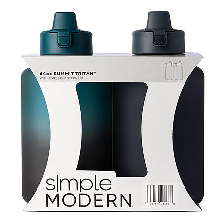 Sam's Club: 2-Pack 64-Oz Simple Modern Tritan Plastic Summit Water ...