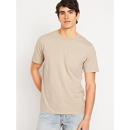 Old Navy: Men's Crew-Neck Pocket Tee (Various) $6, Curved-Hem Tee ...