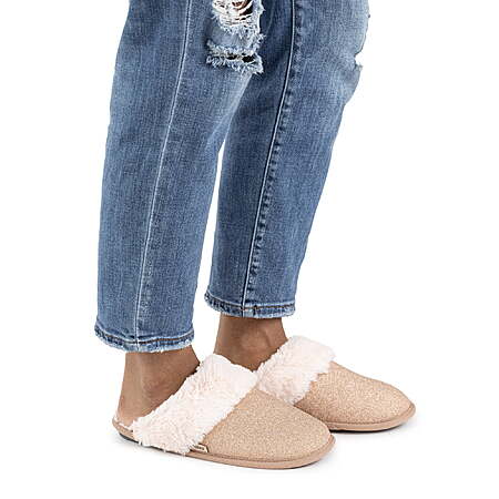Muk Luks Women's Angled Sparkle Scuff Slipper (Various) $7.99 + Free S ...