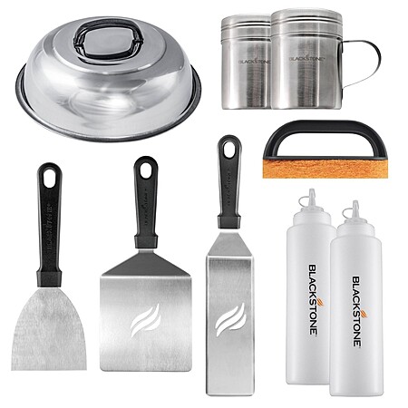 10-Piece Blackstone Accessory Kit w/ 12" Basting Dome & 2 Spice Dredges ...