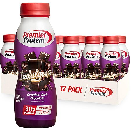 Prime Members: 12-Count 11.5-Oz Premier Protein Indulgence Protein ...