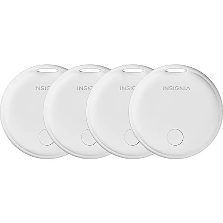 4-Count Insignia iOS Apple Find My App Locator Tag (White) - 2025-10-21
