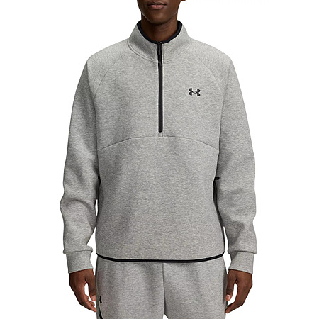 Under Armour Men's Unstoppable Fleece 1/2 Zip Sweater: Mod Gray $22.48 ...