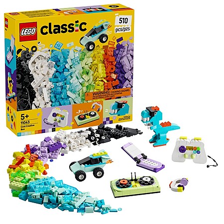 510-Piece LEGO Classic Cool Creative Box Building Toy Set (11043) $20. ...