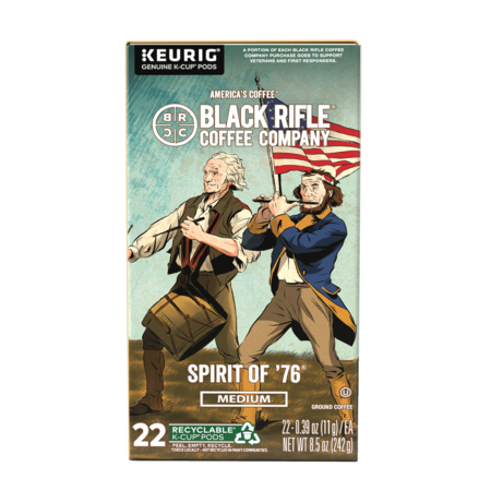 Black Rifle Coffee Company Spirit of '76 Keurig K-Cup Pods, Medium ...