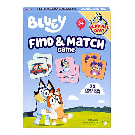 Walmart+ Early Access: Bluey Find & Match Game, A Fun Tile-matching ...
