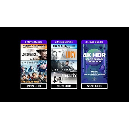 $9.99 each Movie Bundles - 2025-11-14