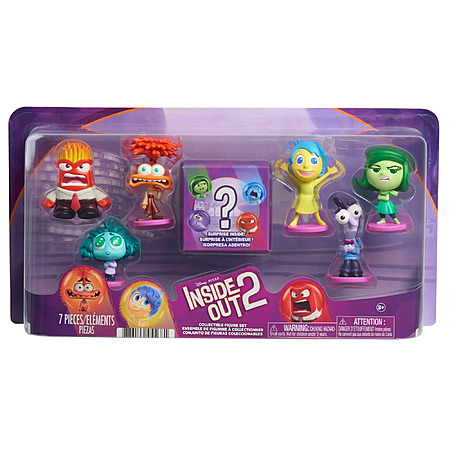 Walmart+ Early Access:Disney and Pixar Inside Out 2 7-Pack Figure Set ...