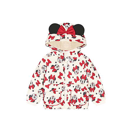 Disney or Hello Kitty Character Toddler Girl Puffer Jacket w Novelty ...