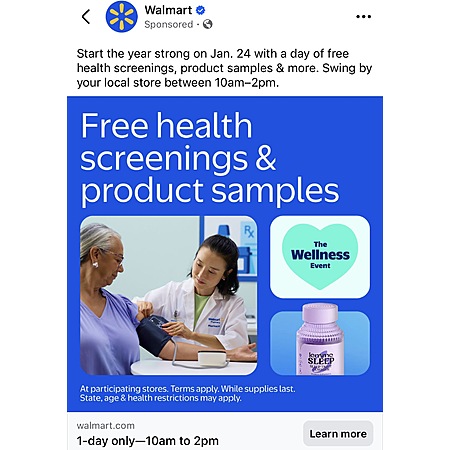 Walmart Wellness Event Jan 24 - 2026-01-06
