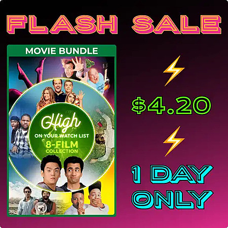 Fanflix: WB 8 digital movie High on your watchlist bundle $3.78 w code ...