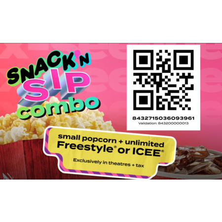 AMC Theaters 6/7: Small popcorn + small fountain drink $6.7 - 2026-06-07