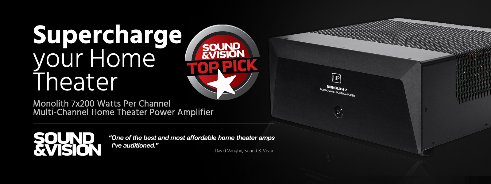 Monoprice Monolith 7x200 Watts Per Channel Multi-Channel Home Theater ...