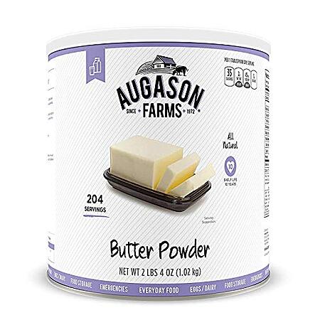 Augason Farms - Butter Powder, 2lbs 4oz (No. 10 Can) [$17.07, 60% off ...