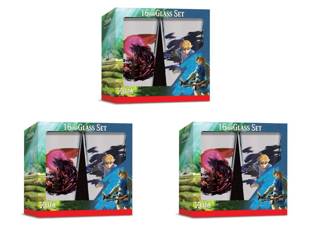 6-Count 16-Oz Official Legend of Zelda Pint Drinking Glasses $18 + Free ...