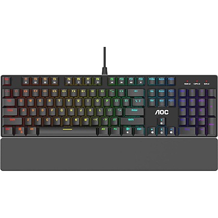 AOC Gaming Full RGB Mechanical Keyboard (Outemu Blue Switches) $20 ...