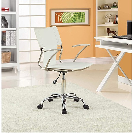 Modway Faux Leather Office Chair (White) $52 + Free Shipping