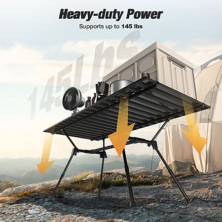 Warmounts 35″ Aluminum Roll Up Camping Table $35, 49" Table $40 + Free ...