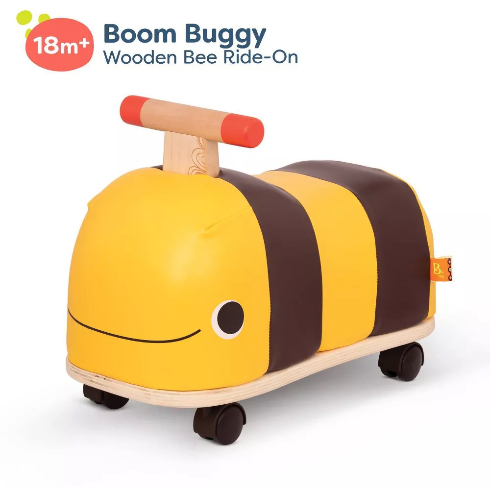 B. toys Wooden Bee Ride-On Boom Buggy $16.14 + Free Store Pickup at ...