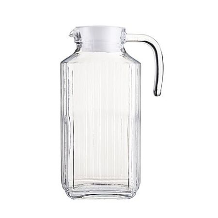 57-Ounce Art & Cook Glass Pitcher w/ Plastic Lid $8 + Free Store Pick ...
