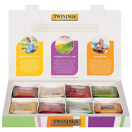 48-Count Twinings Tea Classics Collection Variety Gift Box Sampler Set ...