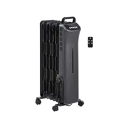 1500W Amazon Basics Portable Digital Radiator Heater w/ Remote Control ...