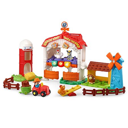 VTech Learn & Grow Interactive Farm Toy Set w/ Accessories $11.05 ...