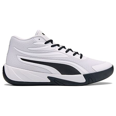 Puma Men's Court Pro High Top Basketball Shoes (white/black) $49.99 ...
