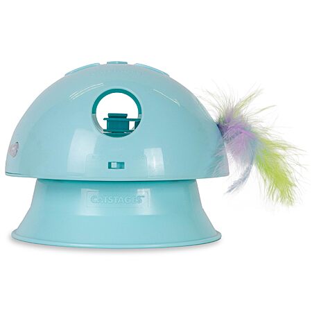 Catstages 2-in-1 Dart N' Dash Motion-Activated Electronic Feather Cat ...