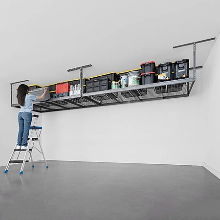 SafeRacks Super Duty 4 ft x 8 ft Overhead Garage Storage Rack and ...