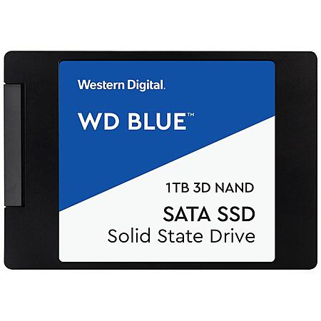 Western Digital 1TB WD Blue 3D NAND Internal SSD (WDS100T2B0A) - $57.99 ...