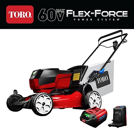 Toro 21 in. Recycler SmartStow 60-Volt Lithium-Ion Brushless Cordless ...