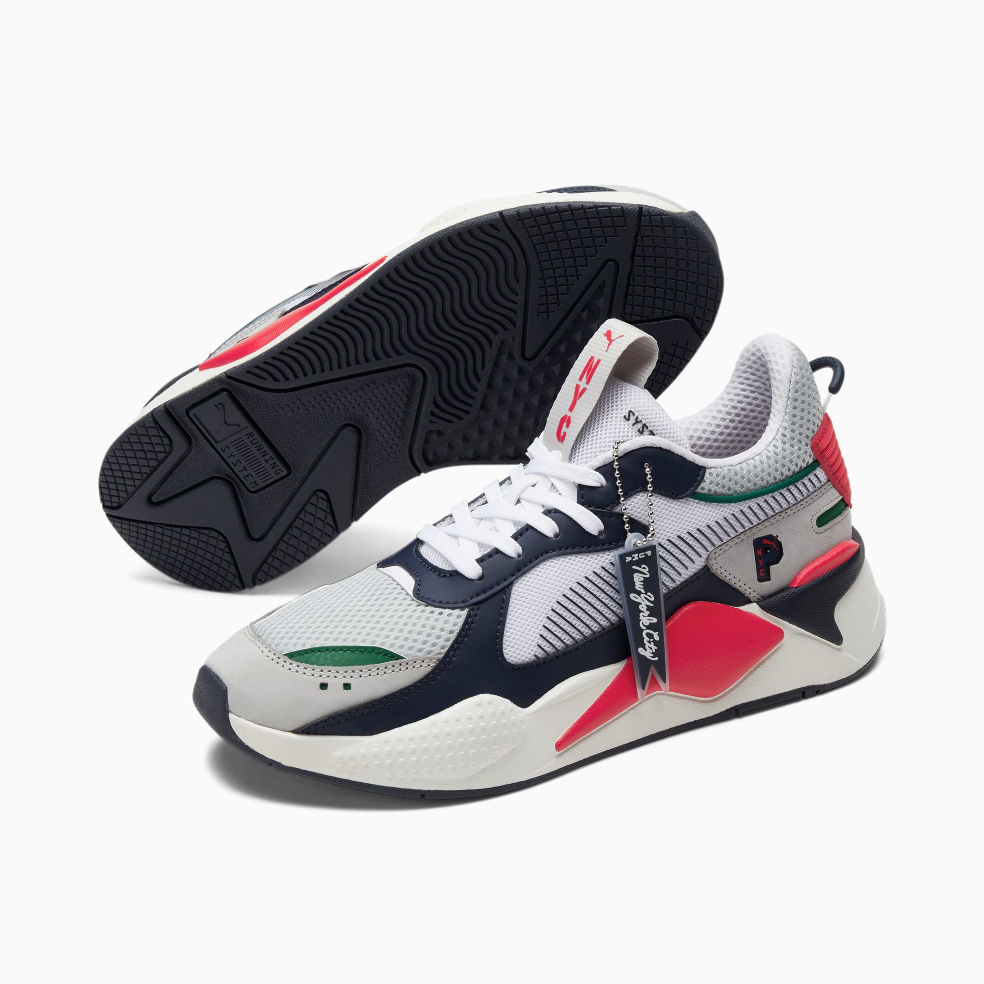 Puma Men's NYC RS-X Park Flagship Shoes (White/Harbor/Red) $61.25 ...
