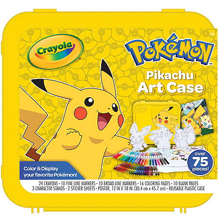 50-Piece Crayola Pokémon Coloring Art Set (Pikachu) $15 + Free Shipping ...