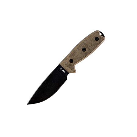 Ontario Knife Company Rat-3 Plain Edge 3.9" Blade w/ Black Nylon Sheath ...