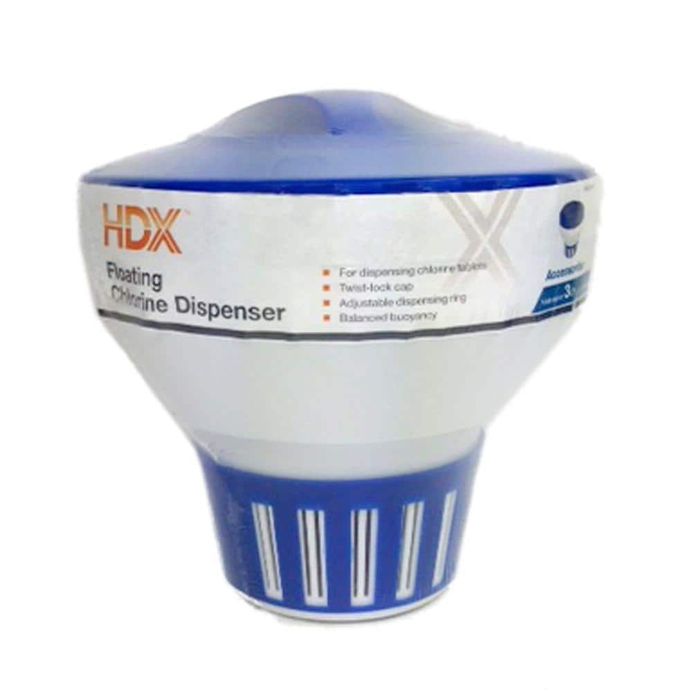 HDX Floating Swimming Pool & Spa Chlorine Dispenser $9.98 + Free Shipping