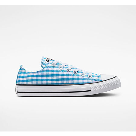 Converse Women's Chuck Taylor All Star Gingham Shoes (Dial Up Blue ...