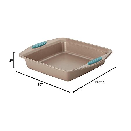 9" Rachel Ray Cucina Nonstick Baking Square Cake Pan (Brown) $6.70 ...