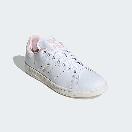 adidas Women's Stan Smith Shoes (Cloud White/Sandy Pink) $25 + Free ...