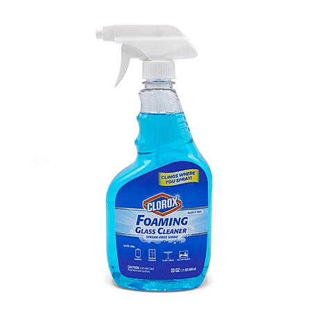 23-Oz Clorox Foaming Glass Cleaner Trigger Spray $1.74 w/ S&S + Free ...