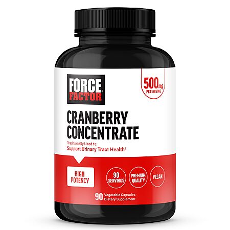 90-Count Force Factor Cranberry Concentrate Pills $2.50 w/ S&S + Free ...