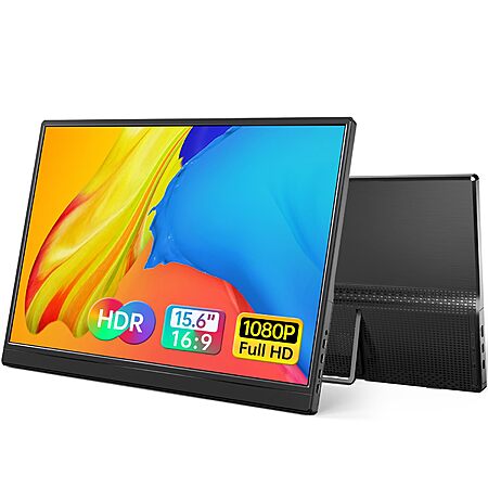 15.6" Yxk Portable 1080p FHD Travel Monitor w/ Kickstand - 2026-01-21